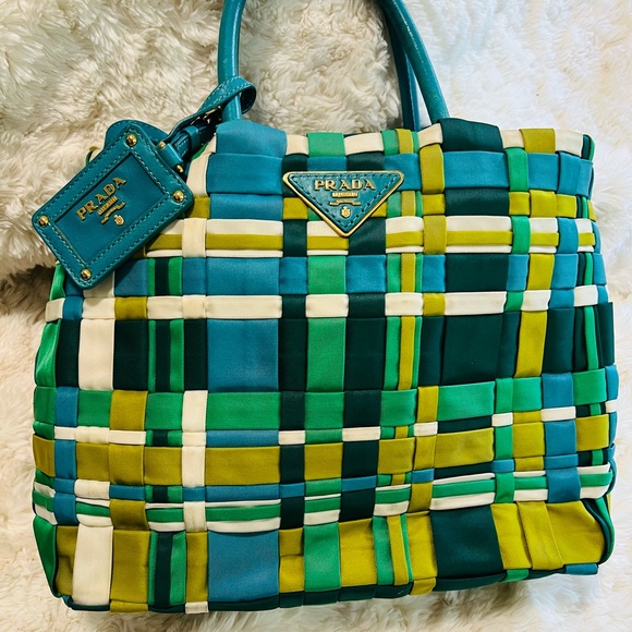Prada | Bags | Prada Tessuto Nylon Woven Toto | Poshmark